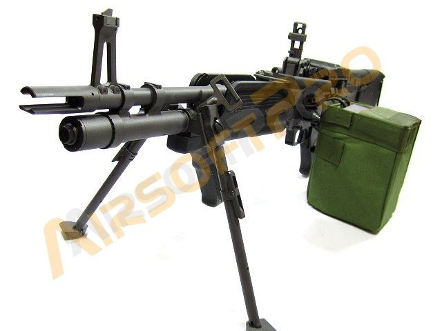 M249, M60, PKM : Airsoft gépfegyver Light M60 E4 MK43 - AirsoftPro.hu