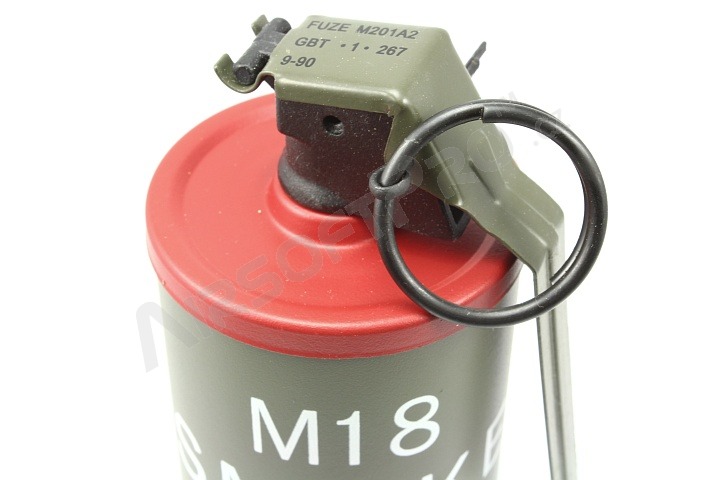 Gránát imitáció : Dummy M18 Smoke Grenade - red - AirsoftPro.hu